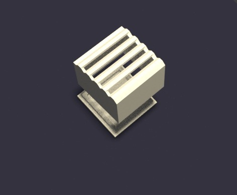 Free 3D file Louvred humidity/temperature sensor enclosure for si7021 ...